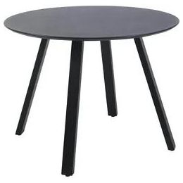 Best Freizeitmöbel Gartentisch BEST "Halo", schwarz, B:100cm H:75cm T:100cm, Aluminium, Tische, rund