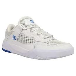 Sneaker DC Shoes "DC Metric", Gr. 7,5(40), weiß (weiß, schwarz, blau), 45.88% Leder, 32.94% Synthetikmaterial, 21.18% Polyester, Schuhe