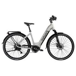 E-Bike Tretwerk "Amber" Gr. 48, grau, Elektrofahrräder, 48cm, 28 Zoll (71,12cm), E Bike Damen 28" Elektrofahrrad 155 - 185cm Hollandrad, Topseller