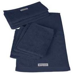 Handtuch Set Ross "Sinfonie", blau (denim), 8 Stk., Frottier, Obermaterial: 100% Baumwolle, Handtuch-Sets, beinhaltet Gästetücher und Waschhandschuhe