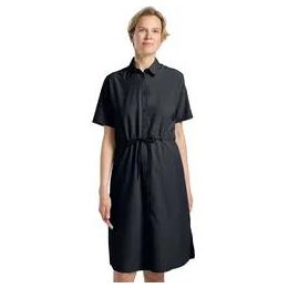 Sommerkleid Jack Wolfskin "WAIMEA DRESS W", Damen, Gr. XS, N-Gr, blau (schwarz navy), Obermaterial: 100% Polyester, Kleider