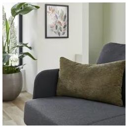 Dekokissen ANDIAMO "Cord Kissen Emy, Kissenhülle mit Füllung", grün (olive, cord unifarben), B:50 H:12 L:30, Polyester, Dekokissen_Sitzkissen_Kissenhüllen, Sofakissen, eckig, 40x40 oder 30x50 cm, auch als 4er Set erhältlich