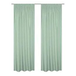 Vorhang Heine HOME Gr. 1, grün (mint), B:135cm H:145cm, Polyester, Gardinen