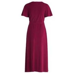 Jerseykleid Vera Mont "Damen Jerseykleid kurzarm", Damen, Gr. 38, Normalgrößen, rosa (sweet berry), Jersey, Obermaterial: 95% Polyester, 5% Elasthan. Futter: 100% Polyester., tailliert lang, V-Ausschnitt, Kleider