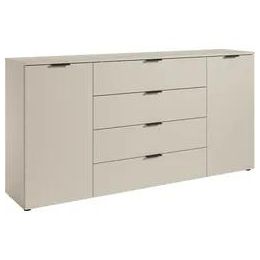 Harper Sideboard HBZ "Linz Kommode, BxHxT 180x90x40cm", beige (kaschmir), B:180cm H:90cm T:40cm, Holzwerkstoff, Sideboards, Breite 180cm,Lip-Griff, Melaminbeschichtung