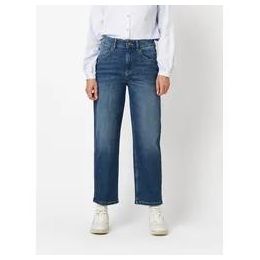 7/8-Jeans Toni, Damen, Gr. 40, N-Gr, blau (mid blau), Denim/Jeans, Obermaterial: 95% Baumwolle, 3% Polyester, 2% Elasthan, unifarben, regular fit 7/8-Länge, Jeans, im Five-Pocket Style