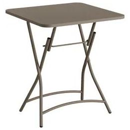 Klapptisch Essentials "Breeze Bistro", braun (cappuccino), B:60cm H:74cm T:60cm, Pulverbeschichteter Stahl, Tische, Metall, in verschiedenen Farben erhältlich