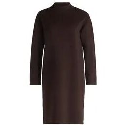 Strickkleid Betty Barclay "Betty Barclay Damen Strickkleid mit Stehkragen", Damen, Gr. 48, Normalgrößen, braun (light maroon), Strick, Obermaterial: 55% Viskose, 30% Polyester, 15% Polyamid., Feminin, figurumspielend lang, Kleider