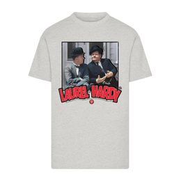 F4NT4STIC T-Shirt 'Stan Laurel & Oliver Hardy Comedy Duo' Herren Gr&ouml;&szlig;e XL grau / graumeliert