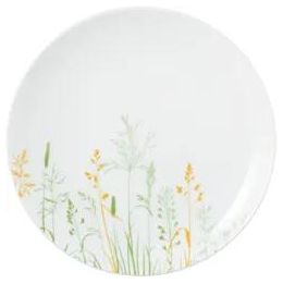 Brotteller Seltmann Weiden "Liberty - Meadow Grasses green", weiß (weiß, grün, curry), B:17,7cm H:1,6cm L:17,7cm T:17,7cm Ø:17,7cm, Porzellan, Speiseteller, Teller 17,5 cm