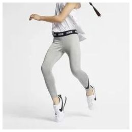 Leggings Nike SPORTSWEAR "NKG SPORT ESSENT PRTD LEGGING", Kinder, Gr. 116 (6), N-Gr, grau (dk grau heath), Obermaterial: 88% Polyester, 12% Elasthan, Hosen, für Kinder