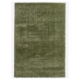 Teppich Heine HOME Gr. 6, grün (oliv), H:40mm Ø:160cm, Kunstfaser, Polyester, Teppiche