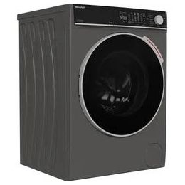 Sharp Waschmaschine "ES-WNFL014CADA-DE", Energieeffizienz: A (A-G), grau, B:59,7cm H:84,5cm T:58,2cm, Waschmaschinen, 10kg / +WIFI / A-20% / Fulltouch/Steam/Espr.Grey
