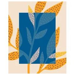 Bild Komar "Illustration Colorful Foliage", bunt (farbe bild(er): bunt), B:40cm H:50cm, Holz, Papier, Bilder, Wandbild zur Dekoration - ohne Rahmen