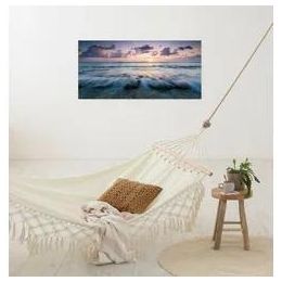 Leinwandbild Komar "Broken Waves - Größe 90 x 40 cm", bunt (farbe bild(er): bunt), B:90cm H:40cm T:2cm, Holz, Papier, Bilder, Keilrahmenbild mi Echtholzrahmen