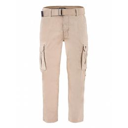 H.I.S. H.I.S Cargojeans ' Cotton Heritage (mit G&uuml;rtel) ' Herren Gr&ouml;&szlig;e 42 beige