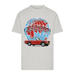 F4NT4STIC T-Shirt 'British Motor Heritage Triumph Sports Car 1970' Herren Gr&ouml;&szlig;e XXL blau / graumeliert / rot / schwarz