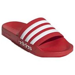 Badesandale Adidas SPORTSWEAR "SHOWER ADILETTE", Gr. 38, rot (vivid rot, cloud weiß, vivid rot), Synthetik, Sportlich, Schuhe