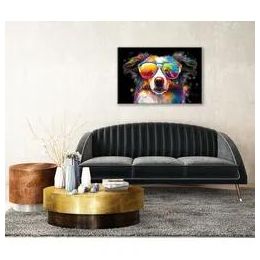 Leinwandbild BÖNNINGHOFF, schwarz (farbe bild(er): bunt), B:90cm H:60cm T:1,8cm, Canvas, MDF, Bilder
