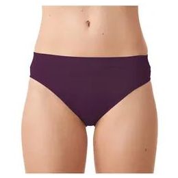 Slip TRIGEMA "TRIGEMA Slip aus Polyamid/Elastan", Damen, Gr. XL, lila (aubergine), 90% Polyamid, 10% Elastan, Unterhosen