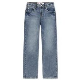 Levi's 5-Pocket-Jeans LEVI'S KIDS "LVB 555 RELAXED STRAIGHT JEANS", Jungen, Gr. 6 (116), N-Gr, burbank, Denim/Jeans, Obermaterial: 98% Baumwolle, 2% Elasthan, lang, Jeans, Relaxed Fit