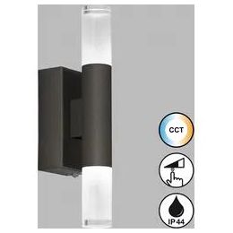 Schöner Wohnen Wandleuchte "Twice", beige (sandschwarz), 2, H: 29cm, 1 Stk., SCHÖNER WOHNEN-KOLLEKTION, Leuchten, 1x LED 5,5 Watt, 2700/ 3350/ 4000 Kelvin CCT-Steuerung,dimmbar
