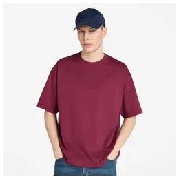 T-Shirt Timberland "HAMPTHON Tonal Stack Logo Tee", Herren, Gr. 3XL, burgundy, Obermaterial: 100% Baumwolle, Sportlich, Rundhals, Shirts