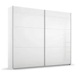 Schwebetürenschrank Rauch "AURELIO Kleiderschrank Garderobe TOPSELLER OTTO ́s CHOICE", weiß (alpinweiß, hochglanz weiß), B:218cm H:210cm T:59cm, Holzwerkstoff, Schränke, 3 verschiedene Ausstattungsvarianten Griffe aus Metall MADE IN GERMANY, Topseller