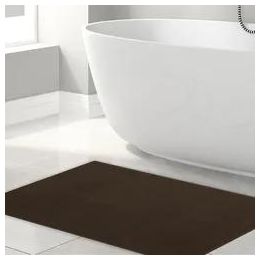 Badematte HAMMETEX "rutschfeste Badvorleger", braun, H:7,5mm, Baumwolle, Badematten, Badematte, einfarbig, 100% Baumwolle, in 2 Gr&ouml;&szlig;en erh&auml;ltlich