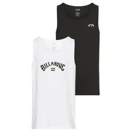 Tanktop Billabong "ARCH WAVE", Herren, Gr. XL, schwarz-weiß (weiß, schwarz), Obermaterial: 100% Baumwolle, Sportlich, Tops