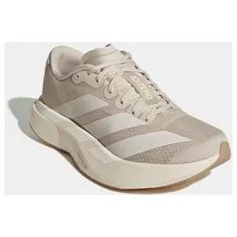 Laufschuh Adidas PERFORMANCE "ADIZERO EVO SL E FÜR KINDER UND TEENS", Gr. 39, aluminium, sanftes weiß, warm sandstone, Synthetik, Textil, Sportlich, Schuhe