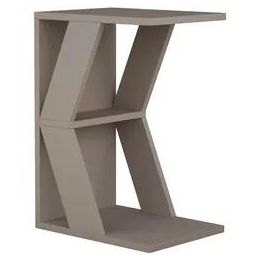 Beistelltisch DECORTIE "NAZE BEISTELLTISCH", hell mokka, B:30cm H:57cm T:40cm, Tische, Leichte Montage, Lagerung, Platzsparend