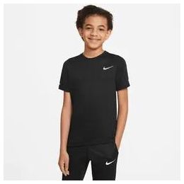 T-Shirt Nike "B NK DF SS MILER TOP", Kinder, Gr. L, schwarz, Obermaterial: 100% Polyester, Shirts