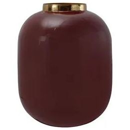 Dekovase Kayoom "Vase Art Deco 345", gold (goldfarben), B:16,5cm H:20cm T:16,5cm Ø:16,5cm, Vasen