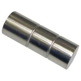 Gardinenstangen-Endstück Gardinia "Zylinder", silber (edelstahl, optik), Ø:1,9, Gardinenstangenendstücke, Serie Gardinenstange Kira