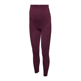 MAMALICIOUS Umstand Leggings 'MLTIA JEANNE' Damen Größe L/XL weinrot