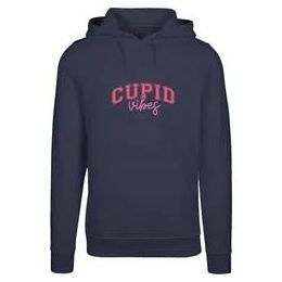 Kapuzenpullover F4NT4STIC "Cupid Vibes Valentinstag Amor", Damen, Gr. 3XL, navy, Obermaterial: 65% Baumwolle, 35% Polyester, relaxed fit, Pullover, Premium Qualität