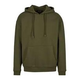Sweatshirt DEF "DEF Damen DEF Bommel Hoody Black", Herren, Gr. M, grün (olive), 80% Baumwolle, 20% Polyester, unifarben, Sweatshirts