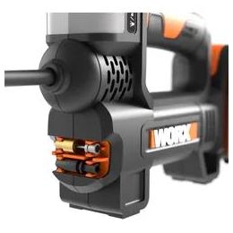 Akku-Handkompressor WORX "WX092", schwarz, B:7,1cm, Kompressoren, 4-in-1, digitale Anzeige, Notfallhelfer, inkl. Akku & Ladegerät
