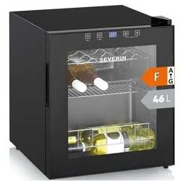 Severin Weinkühlschrank "WKS 8907", Energieeffizienz: F (A-G), schwarz, B:43cm H:51,5cm T:48cm, Weinkühlschränke, für 15 Flaschen, 46 Liter Nutzinhalt