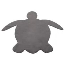 Kinderteppich Obsession "My Luna 853", grau, B:92cm H:19mm L:83cm, Mikropolyester, Teppiche, Motiv Schildkröte, waschbar, Kinderzimmer