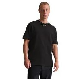 Marc O'Polo T-Shirt MARC O'POLO DENIM, Herren, Gr. XL, schwarz, Jersey, Obermaterial: 100% Baumwolle, relaxed fit normal, Rundhals, Shirts, relaxed aus schwerem Bio-Baumwoll-Jersey
