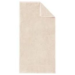 Handtücher Dyckhoff "Brillant", sekt, B:50cm L:100cm, Walkfrottee, Obermaterial: 100% Baumwolle, Handtücher, feine Streifenbordüre