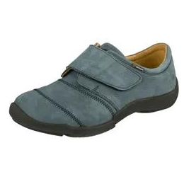 Klettschuh binom "Mia", Damen, Gr. 37, blau, Leder, Schuhe, mit angenehmem Schuhklima