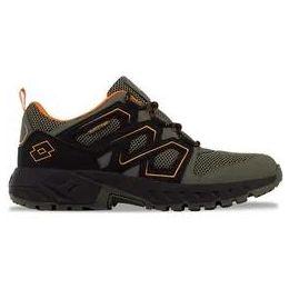 Sneaker Lotto, Gr. 47, orange (olive, orange), Kunstfaser, Synthetik, mehrfarbig, Schuhe, - in großen Größen erhältlich