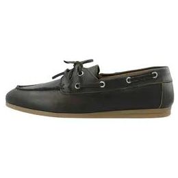 Ca'Shott Ballerina CA'SHOTT "Ca'Shott Flat shoe CASCILLE", Damen, Gr. 39, Normalschaft, braun (braun distressed), Obermaterial: 100% Leder, Schuhe