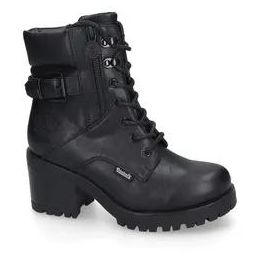 Stiefelette Dockers BY GERLI, Damen, Gr. 41, schwarz, Lederimitat, Schuhe, Chunky Boots mit Blockabsatz