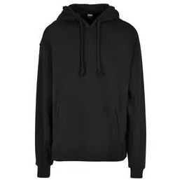 Kapuzensweatshirt Urban Classics "Urban Classics Herren Big Hoody", Herren, Gr. L, schwarz, 65% Baumwolle, 35% Polyester, unifarben, Sweatshirts
