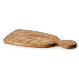 Schneidebrett CONTINENTA, beige (natur), B:16cm H:1,5cm L:34,5cm, Massivholz, Schneidebretter, mit Griff