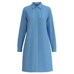 Sommerkleid Seidensticker, Damen, Gr. M (38), Normalgrößen, blau (hellblau), 97% Baumwolle 3% Elastan, glänzend, unifarben, regular fit, Kleider, 1/1 Uni